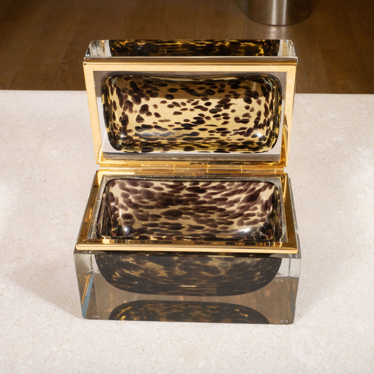 Rectangular Murano covered glass box | Boxes | John Salibello