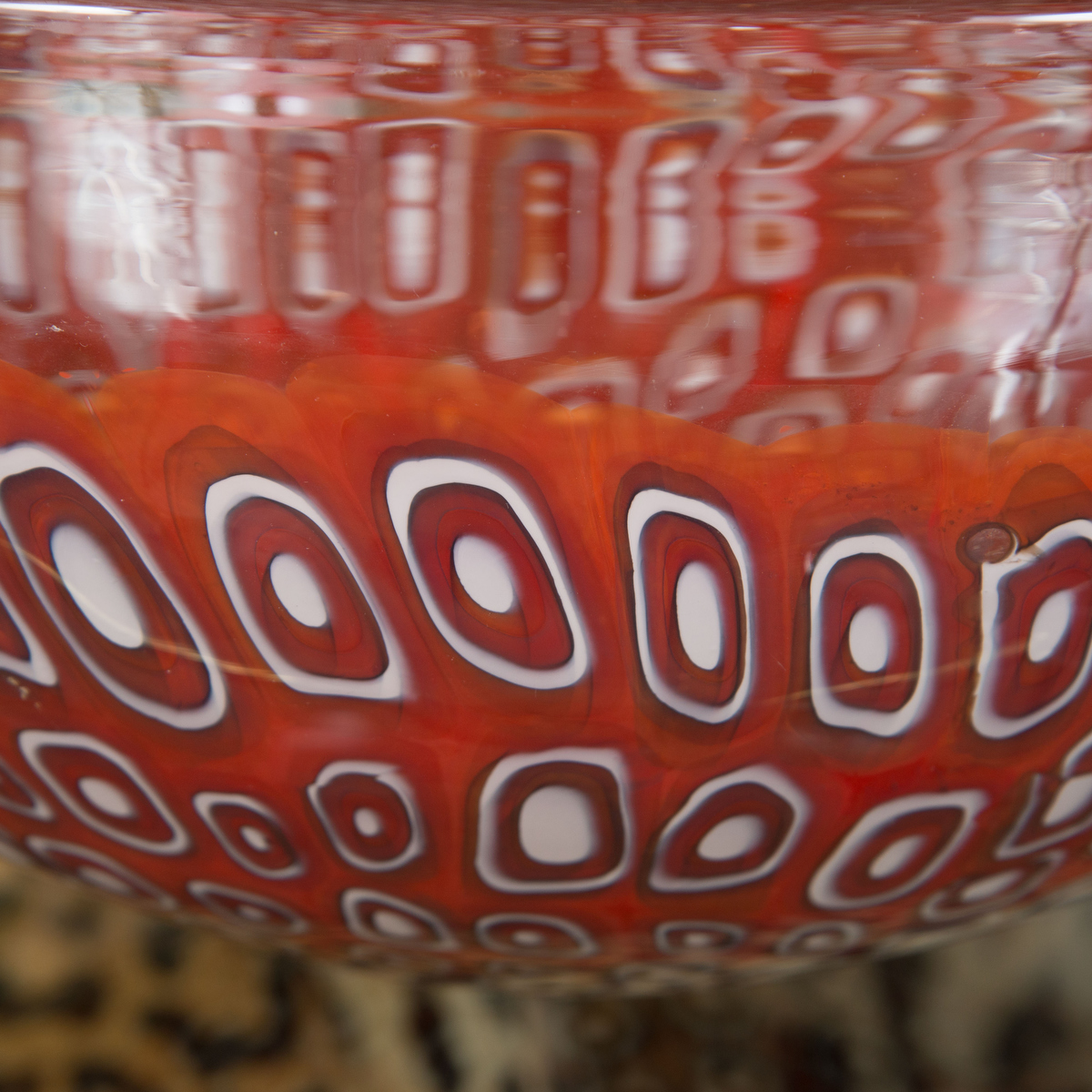Millefiori design Murano glass bowl | Bowls | John Salibello