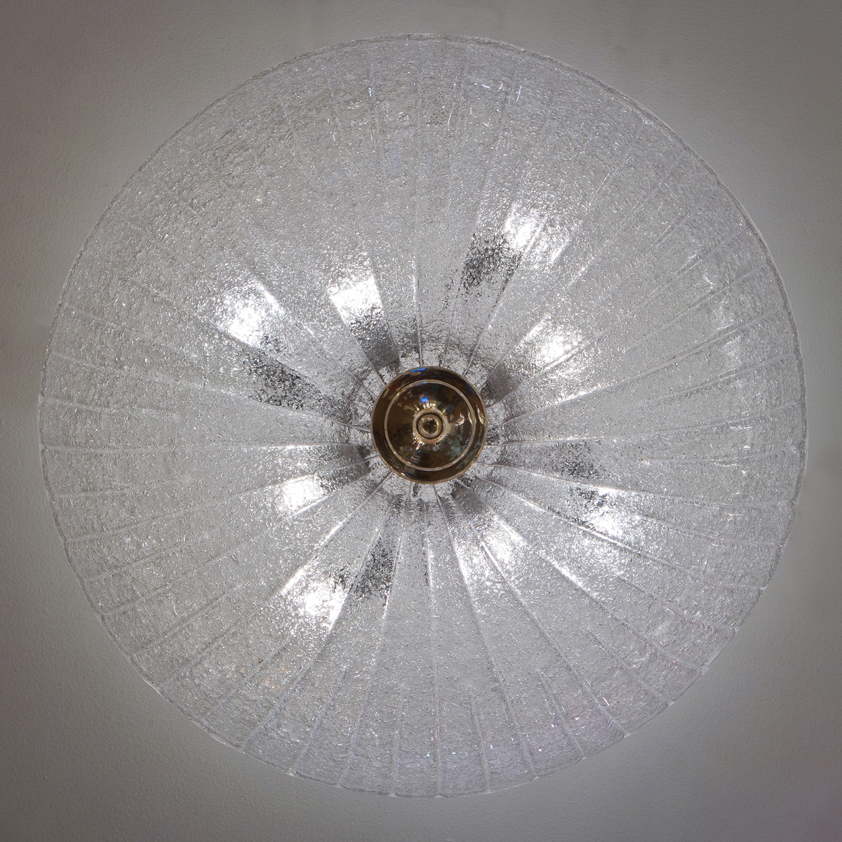Fluted and textured glass flush mount fixture | Flush Mounts | John ...