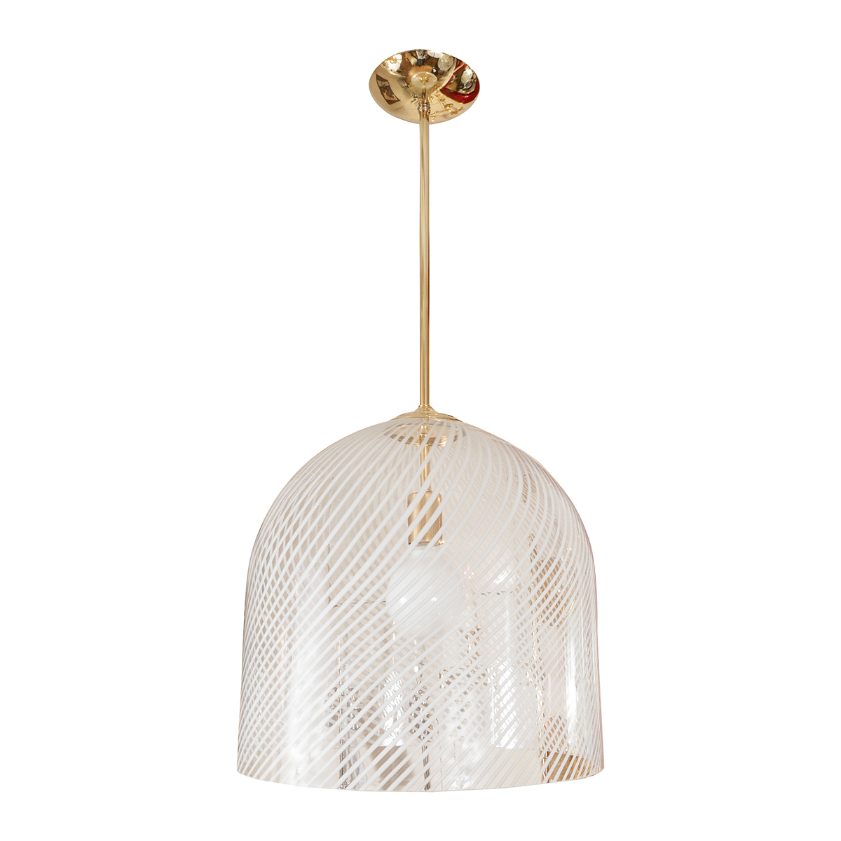 Lattimo glass bell shaped pendant fixture | Chandeliers & Pendants ...