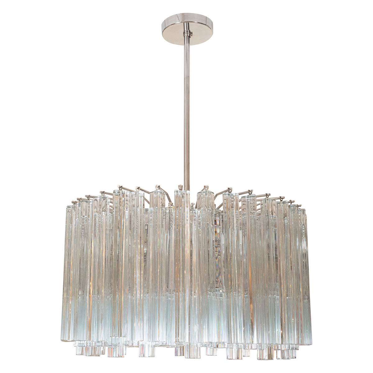 Circular glass rod ceiling fixture | Chandeliers & Pendants | John ...