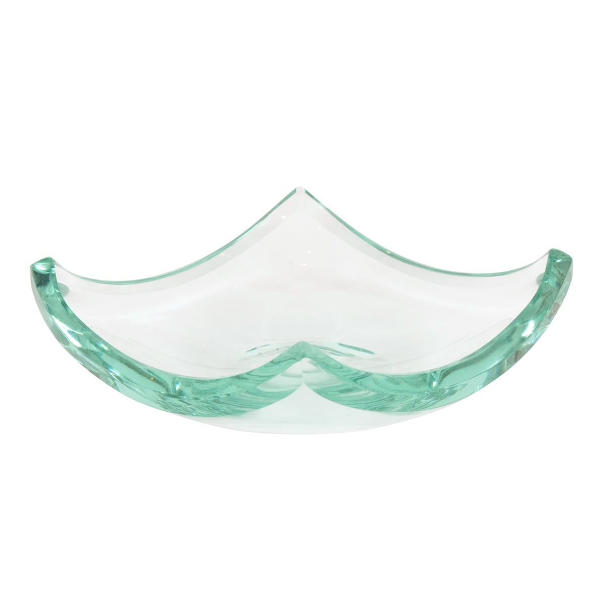 Square concave Murano glass bowl | Bowls | John Salibello