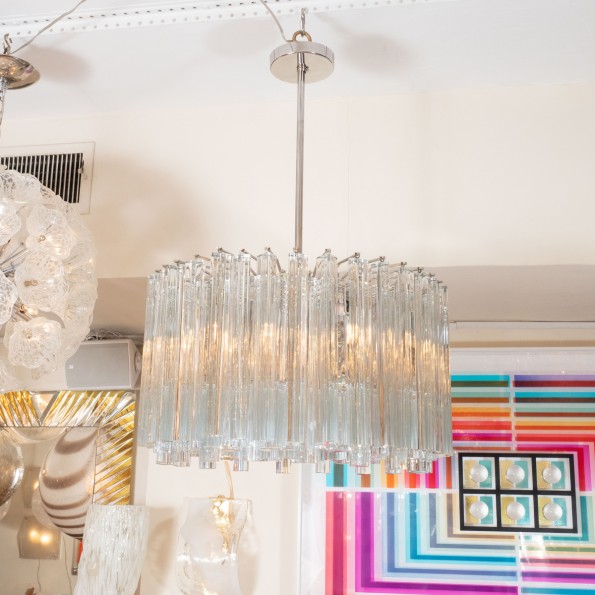 Circular glass rod ceiling fixture | Chandeliers & Pendants | John ...