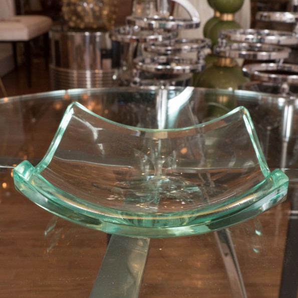 Square concave Murano glass bowl | Bowls | John Salibello